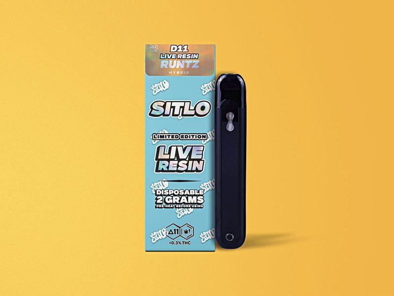 Sitlo Delta 11 LiveResin Disposable 2 Gram Runtz Limited Edition - BSV ...