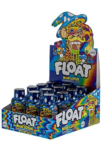 Float Mushroom Shot 2oz 12pc/Display Blue Lotus - Best Wholesale Smoke ...
