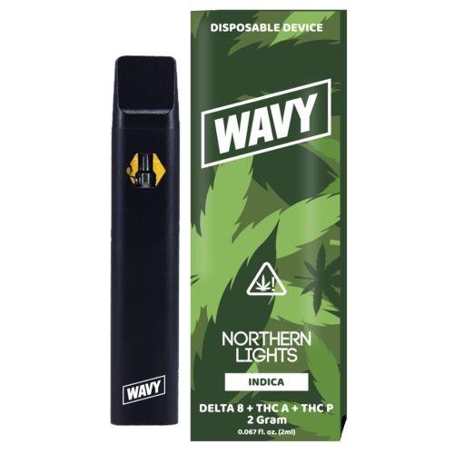 Wavy 2g THC-A Delta 8 Disposable Northern Lights - BSV Wholesale Shop