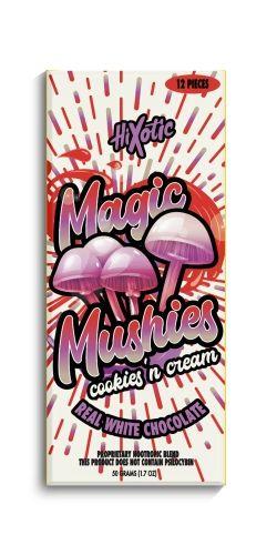 Hixotic Magic Mushies Chocolate Bar Cookies And Cream - Best Wholesale ...