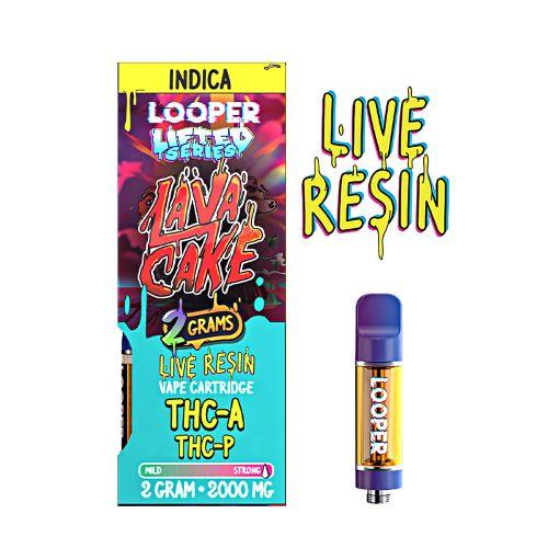 Looper 2g Cartridge Lifted Series THC-A + THC-P Lava Cake - Best ...